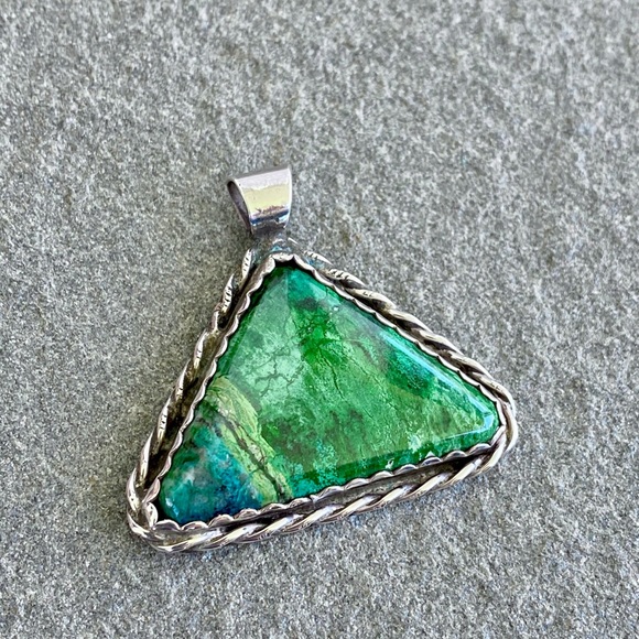 Jewelry | Parrot Wing Jasper Sterling Silver Pendant | Poshmark